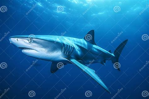 Great White Shark Carcharodon Carcharias Stock Illustration