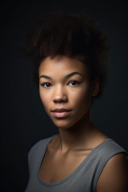 Premium Ai Image Shot Of An Attractive Young Woman Standing Against A