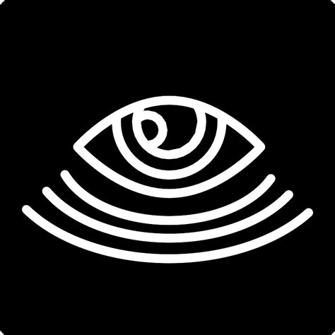 Surveillance Eye Symbol In A Square Vector Svg Icon Svg Repo