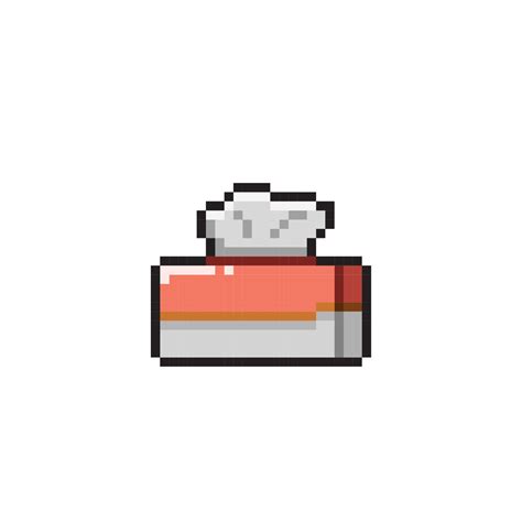 Tissue Box In Pixel Art Style 21564844 Vector Art At Vecteezy