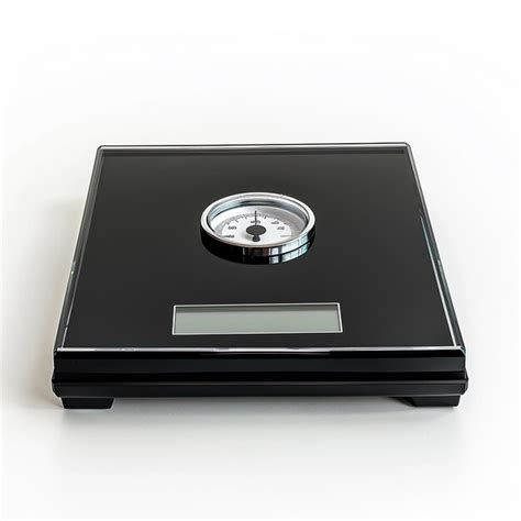Modern Electric Scale On White Background Premium Ai Generated Image