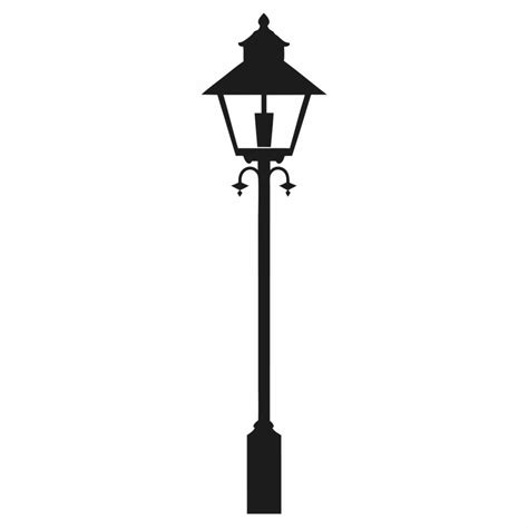 Street Lamp Silhouette Illustration 51138040 Vector Art At Vecteezy