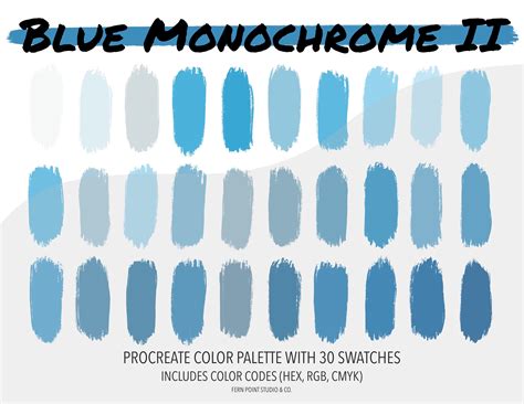Monochromatic Color Scheme Blue