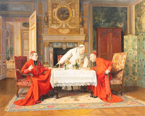 Victor Marais Milton 1872 1948 Comedie Et Tragedie Oil On Canvas