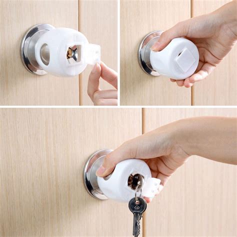 4pcs Door Knob Cover Non Slip Door Ball Lock Handl Vicedeal
