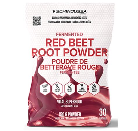 Schinoussa Fermented Red Beet Root Powder Tsc Ca