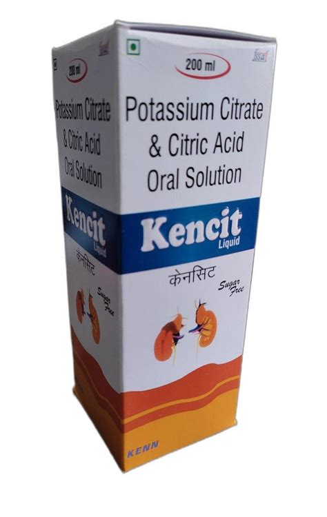 Potassium Citrate Citric Acid Oral Solution At ₹ 145bottle Alkamax