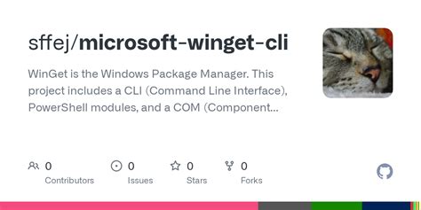 Github Sffejmicrosoft Winget Cli Winget Is The Windows Package Manager This Project