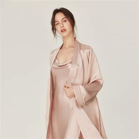 Daisysilk Silk Nightdress And Robe Silk Sleepwear Gown Daisysilk