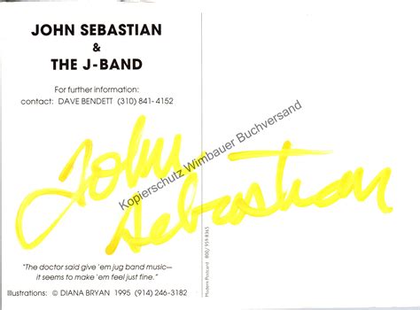 Original Autogramm John Sebastian The Lovin Spoonful Autograph