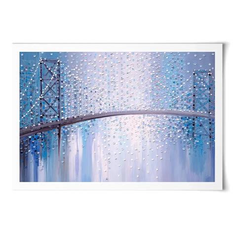 Bridge In The Mist Art Print