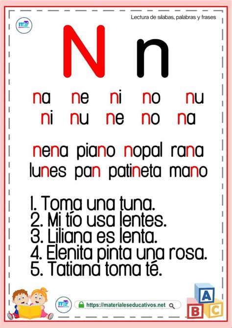 Pin De Vzelaya En Sílabas Para Trabajar En Clase Lectura De Palabras