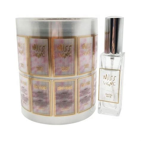 Pvc Perfume Bottle Label At Best Price In Sonipat Id 23094725755