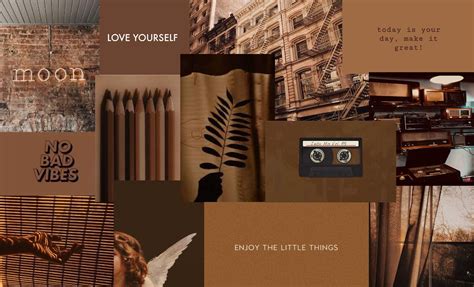 Aesthetic Brown Wallpaper Cute Laptop Wallpaper Aesthetic Desktop