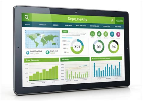 Clean And Modern Seo Analytics Dashboard Design For Effective Website