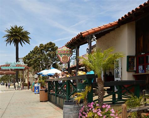 Historical Buildings In The Old Town Of San Diego California Editorial