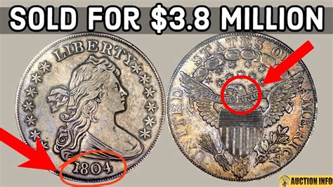 Most Valuable Coins In The World Original 1804 Silver Dollar Sold For 38 Million At