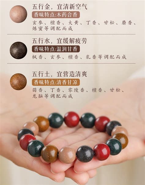 五行合香珠手串手工古法药香持久文玩降真香中药手串佛珠念珠批发 阿里巴巴