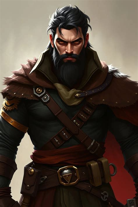 Handsome Masculine Human Male Rogue D Gallery Stablecog