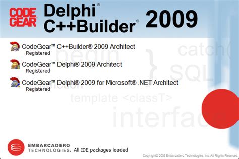 Kode Delphi Mengenal IDE CodeGear Delphi 2009 Pemrograman Delphi