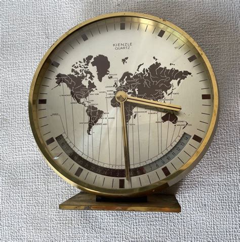Kienzle Quartz Clock Brass Mid 20th Century Catawiki