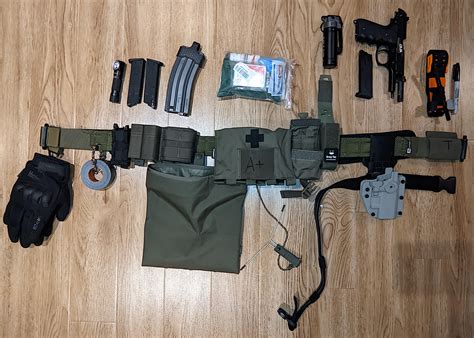 My Plate Carrier Combat Belt Setup R Airsoft