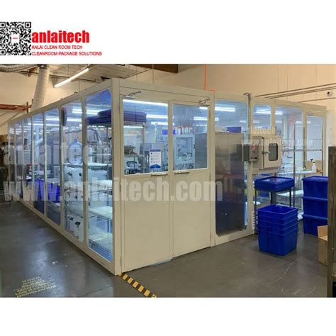 Laboratory Modular Hard Wall Iso 7 Cleanroom Assembly Portable Clean