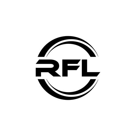 Rfl Letter Logo Design In Illustration Vector Logo Calligraphy