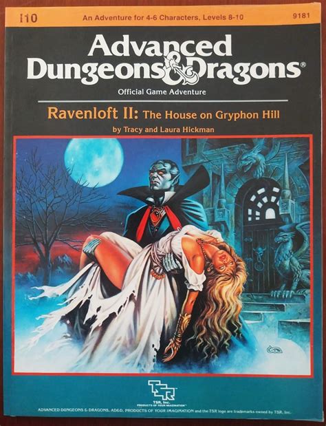 Ravenloft Ii The House On Gryphon Hill Advanced Dungeons And Dragons