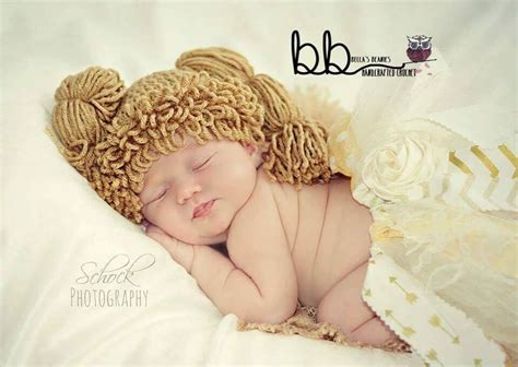 Cabbage Patch Beanie Pattern Only Crochet Size Newborn Etsy Canada