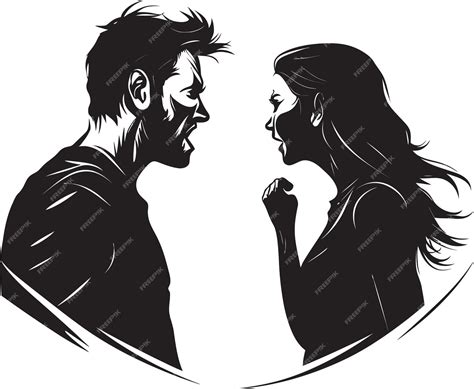 Clash Cascade Emblematic Symbol Of Couples Clash Anger Amplified