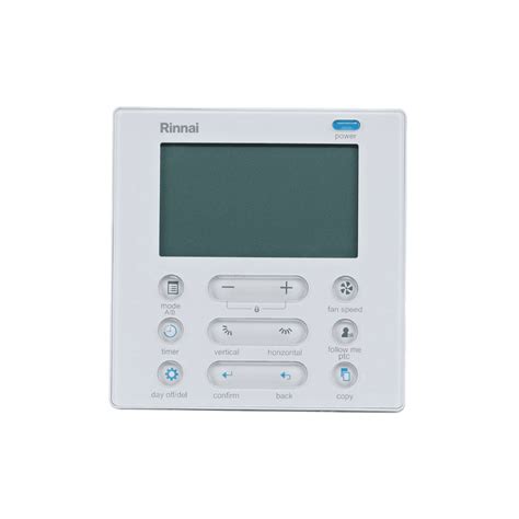 Wired Controller Programable For Use On Cassette And Ducted Fan Coil Cntrldrci2 Climat
