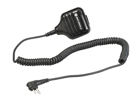 Motorola Hkln4606 Remote Speaker Microphone For Business Radios Black