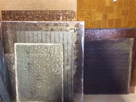 Antique Coloured Clear Frosted And Patterned Glass Nz