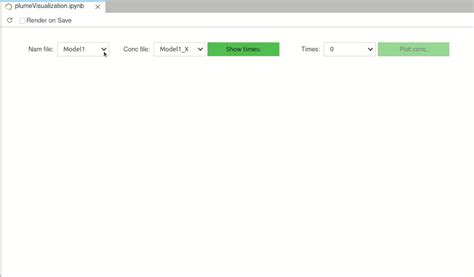 Interactive Modflow Mt3d Transport Model Visualization With Flopy Ipywidgets And Voila