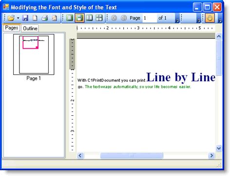 Modifying The Font And Style Of The Text Modifying The Font And Style Of The Text