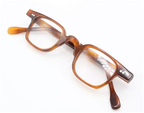 Small Square Style Glasses By Frame Holland 705 Hand Made Preciosa