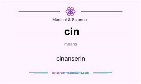 Cin Cinanserin In Medical And Science By