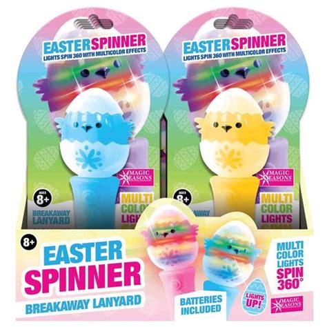 Shawshank Ledz 9104960 Easter Led Chick Spinner Multi Color Pack Of