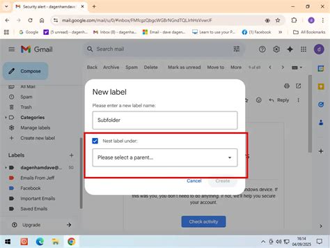 How To Create Folders In Gmail At Home Computer Guides