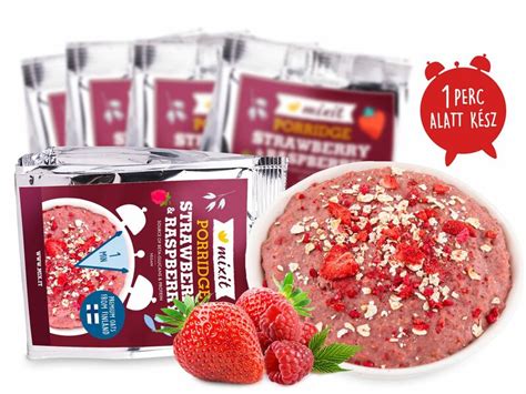 Zsebbe Való Egyperces Zabkása Eper és Málna 5db Mixit Hu