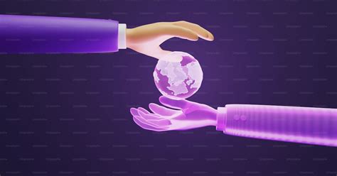 보라색 배경에 메타버스 세계에서 네트워크 기술의 연결을 경험하십시오 통신망 미래기술 3d 렌더링 그림입니다 사진 Unsplash의 사업 이미지