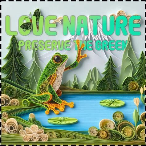Premium Psd Editable Psd Template Paper Art Frog Background Editable Text