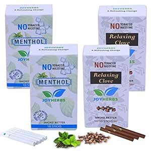 Buy Joyherbs Herbal Cigarettes For Smoking 100 Tobacco Free And