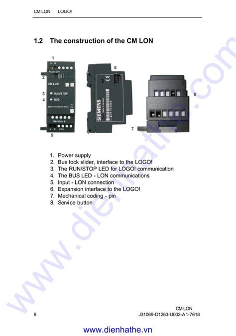 Siemens Logo Logo Expansion Module Cm Lon Pdf