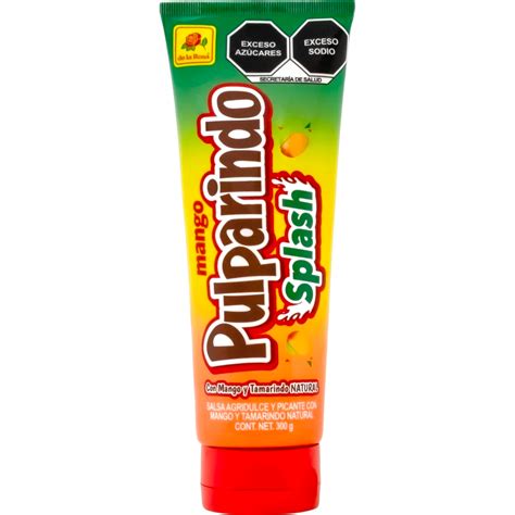 De La Rosa Pulparindo Splash Mango 12 Count Cow Crack Wholesale