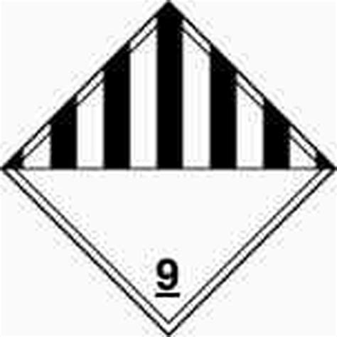 Impa 332221 Imo Hazard Warning Diamonds 90 Miscellaneous 25x25