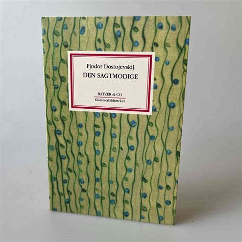 Fjodor Dostojevskij Den Sagtmodige Køb Brugt Her Boggaragendk
