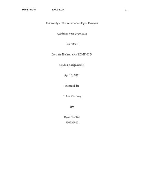 Graded Assignment 2 Pdf Abstract Algebra Mathematical Concepts