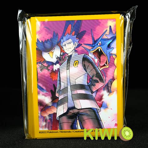 Kiwi 🥝 Ptcg 國際版 美版 赤日 老大的指令 寶可夢中心限定 寶可夢 卡套 現貨 蝦皮購物